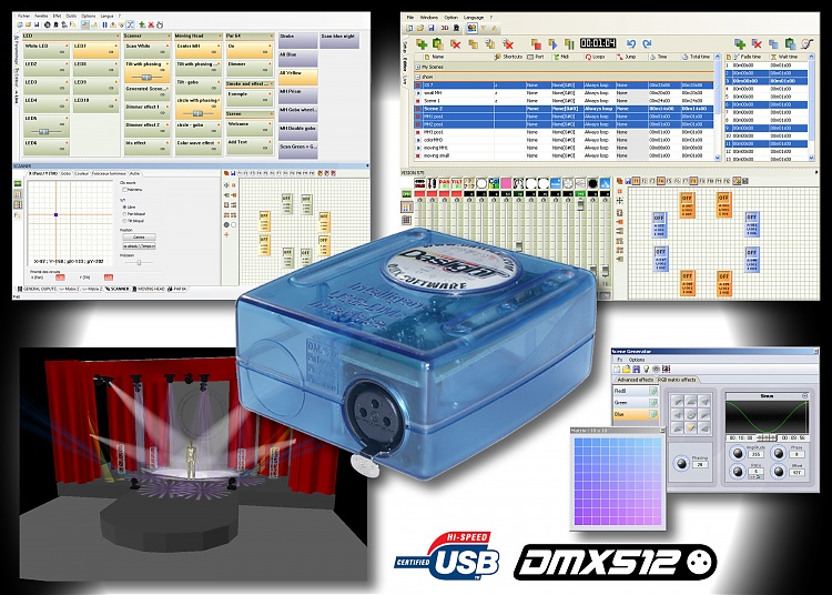 Daslight DVC2 128-M Virtual Controller 2 :: Euro Baltronics - online shop for sound, light and ...