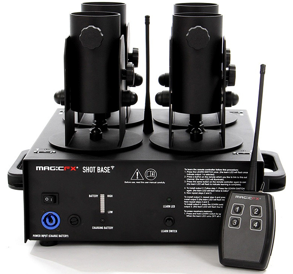 MagicFX Shot Base Wireless :: Euro Baltronics - online shop for sound, light and effects