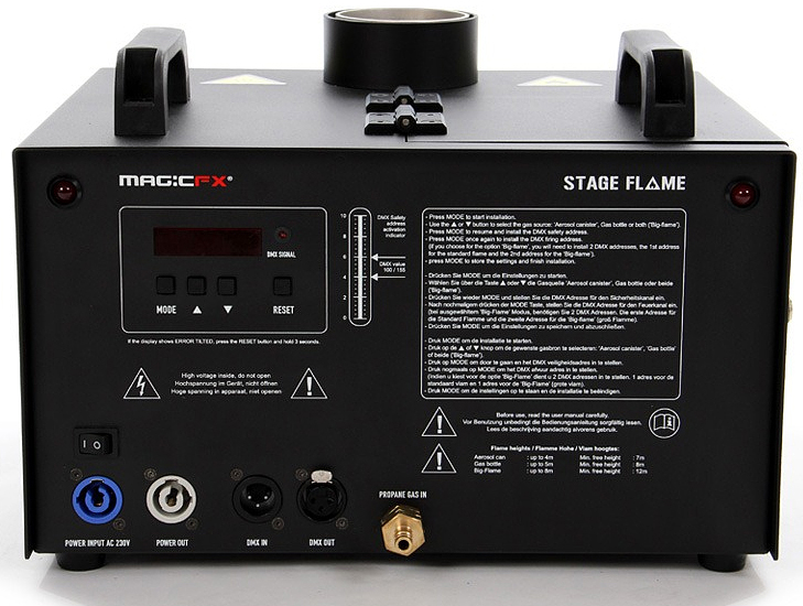 MagicFX Stage Flame :: Euro Baltronics - online shop for sound, light and effects
