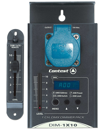 Contest DIM-1x10 DMX Dimmerpack 1 way 10A (FR) :: Euro Baltronics ...