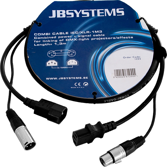 JB Combi Cable IEC/XLR 1,3m :: Euro Baltronics - online shop for sound ...
