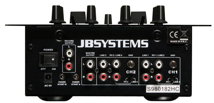 JB MIX 2 DJ Mixer, 2 channels :: Euro Baltronics - online shop for ...