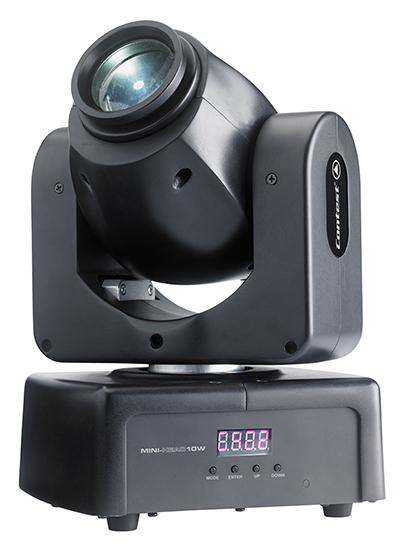 Contest MNI-HEAD10W Moving Head 1x10W LED 7 colors/8gobos :: Euro ...