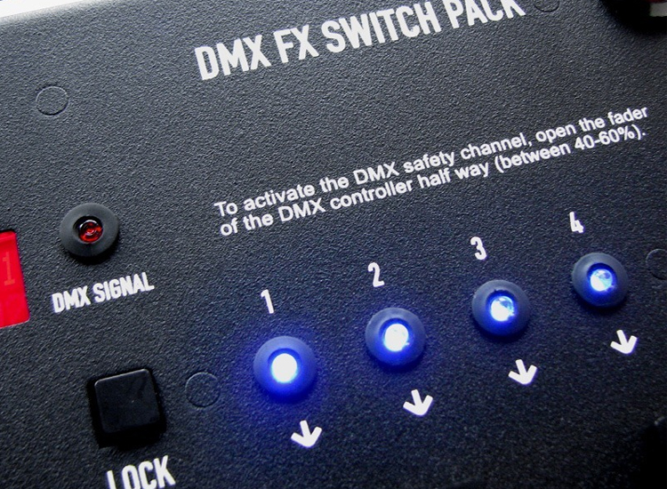 MagicFX DMX FX Switch Pack 4ch. :: Euro Baltronics - online shop for ...