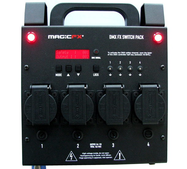 MagicFX DMX FX Switch Pack 4ch. :: Euro Baltronics - online shop for ...
