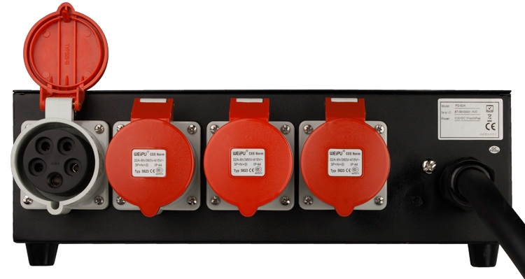 Briteq Power Distributor PD-63A 3 x 63A :: Euro Baltronics - online ...