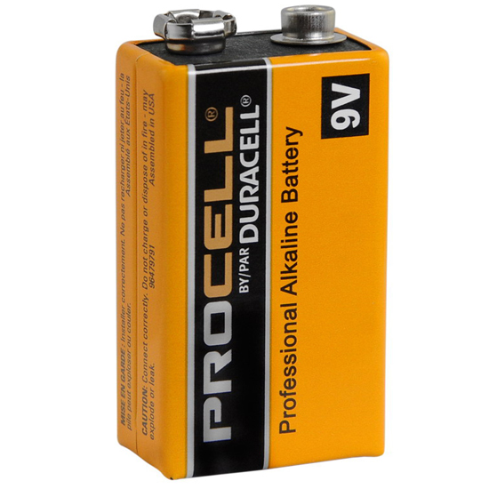 Duracell Industrial Alkaline 9V /LR61 9V 550mah :: Euro Baltronics ...